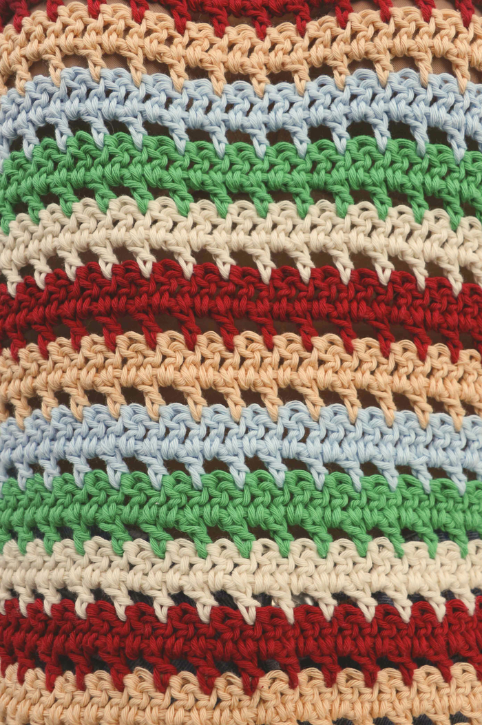 Pull Brigitte rayures rouge