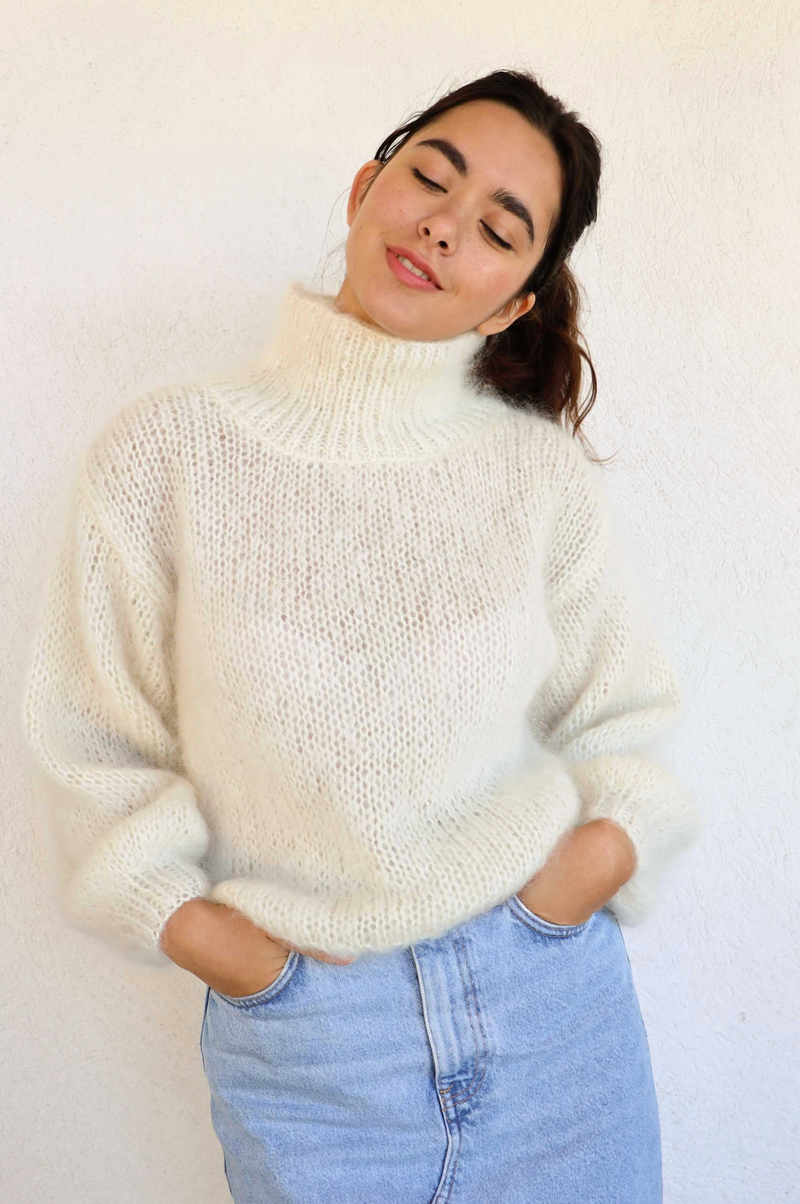 Pull Jeanne rouge