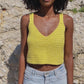 Top crochet Rosita - jaune – Les Mains de Mamie